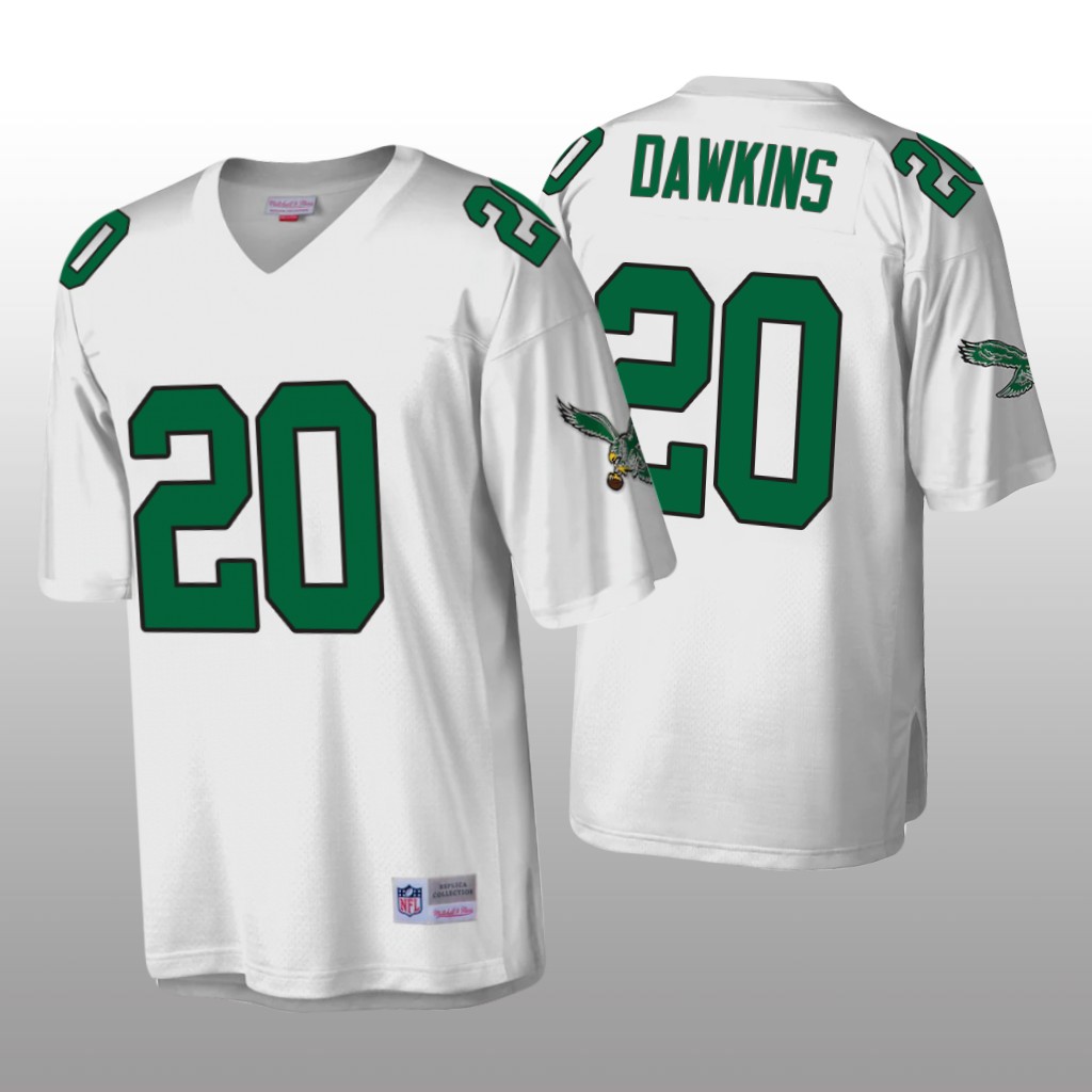 Philadelphia Eagles Brian Dawkins White Legacy Replica Throwback – Men ...